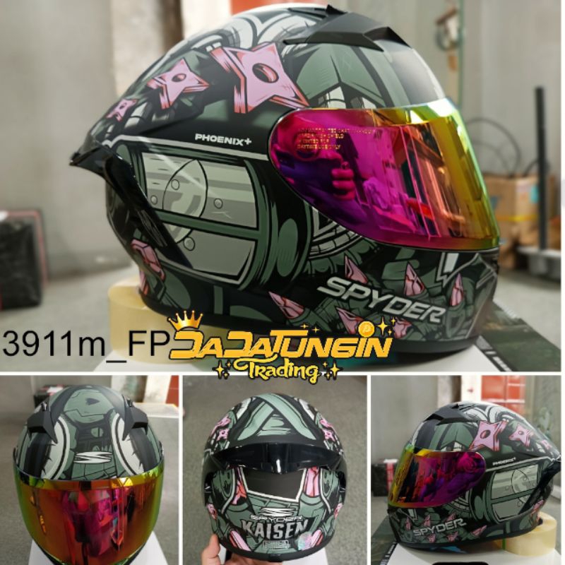 SPYDER Phoenix+ Fullface Helmet | Shopee Philippines