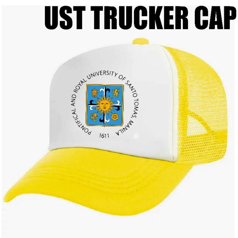 UST UNIVERSITY TRUCKER CAP MESH CAP NET CAP | Shopee Philippines