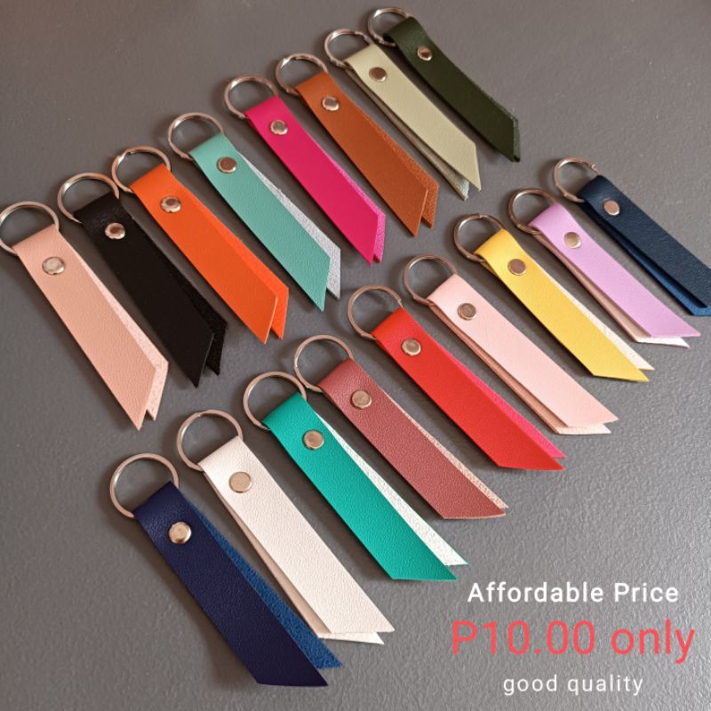 Leather Keychain Key Holder (Souvenir, Giveaways, token, or personal ...