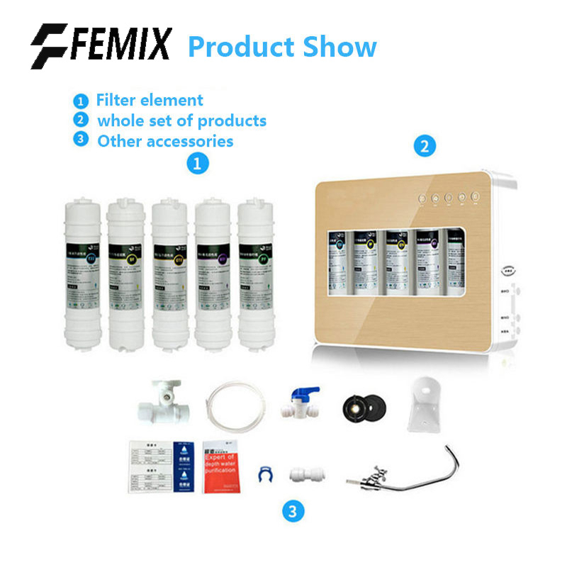 FEMIX Water Filter Water Purifier Level 5 New Improved Household Water ...