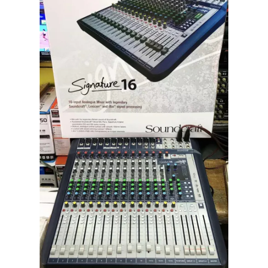 Yamaha Official Audio Mixer MG16XU 16 Channel Stereo Mixer Professional ...
