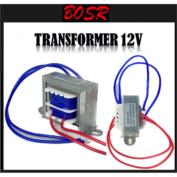 Transformer 220V-12V I/P:220V (RED.RE)50Hz O/P:0V-12V (BLUE.BLUE ...