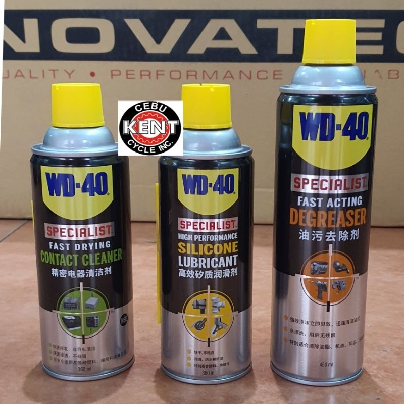Original WD-40 Specialist Fast Drying Acting Cleaner Silicone Lubricant ...