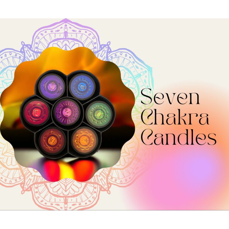 Seven Chakras Candles | OLAN Shop | Shopee Philippines