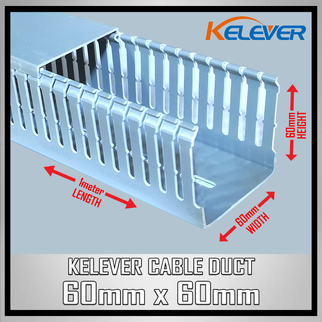 CABLE DUCT KELEVER BRAND / WIRE DUCT / CABLE MANAGEMENT | K TYPE SLOT ...
