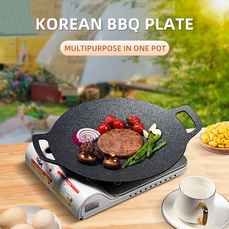 TONG'S Korean Grill Samgyupsal Plate (Black) | Shopee Philippines