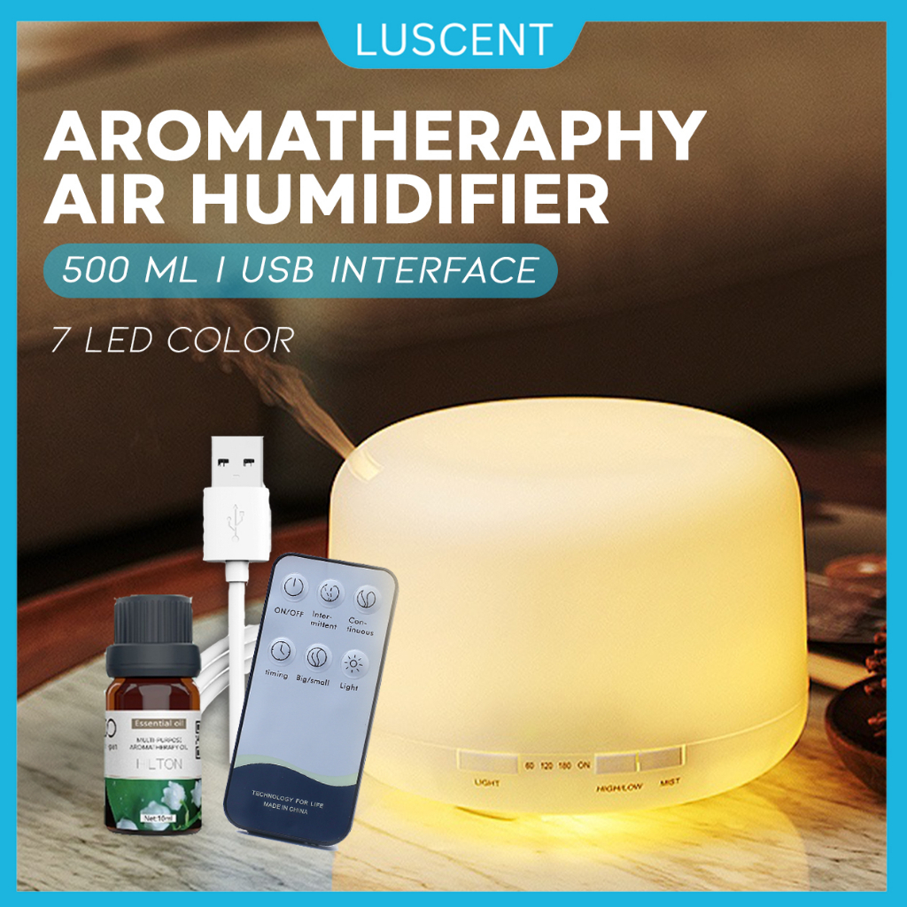 500ML MUJI USB Air Diffuser with Remote Control and AromaTherapy ...