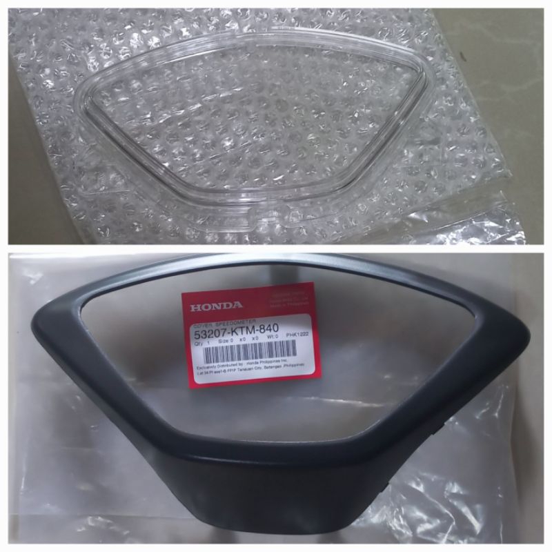 HONDA WAVE 125i COVER METER & SPEEDOMETER LENS SET(ORIGINAL GENUINE ...