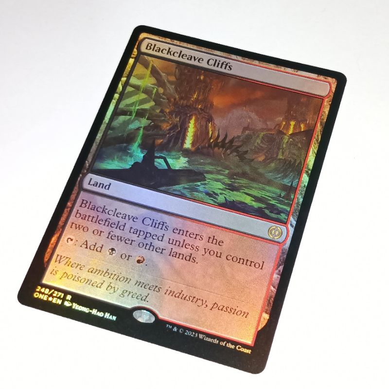 MTG Card Foil BLACKCLEAVE CLIFFS Magic the Gathering Trading Card Game ...