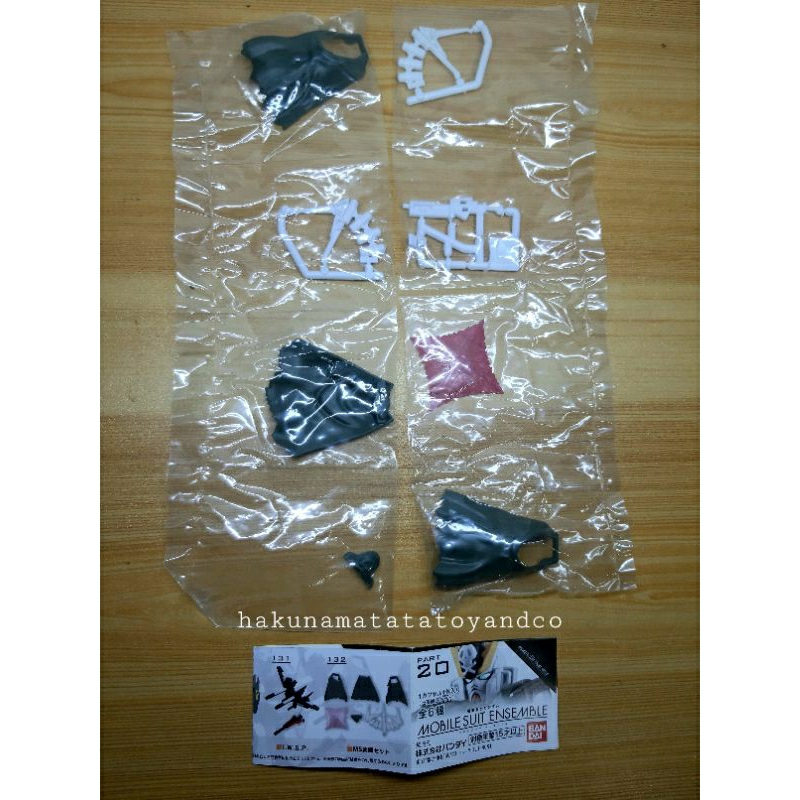 MOBILE SUIT ENSEMBLE PARTIAL ASSEMBLY KIT (MS WEAPON SET)BANDAI ...
