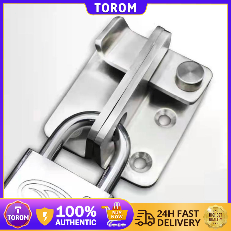 Stainless Steel Muti Purpose Door Lock Buckle Bathroom Bedroom Door ...