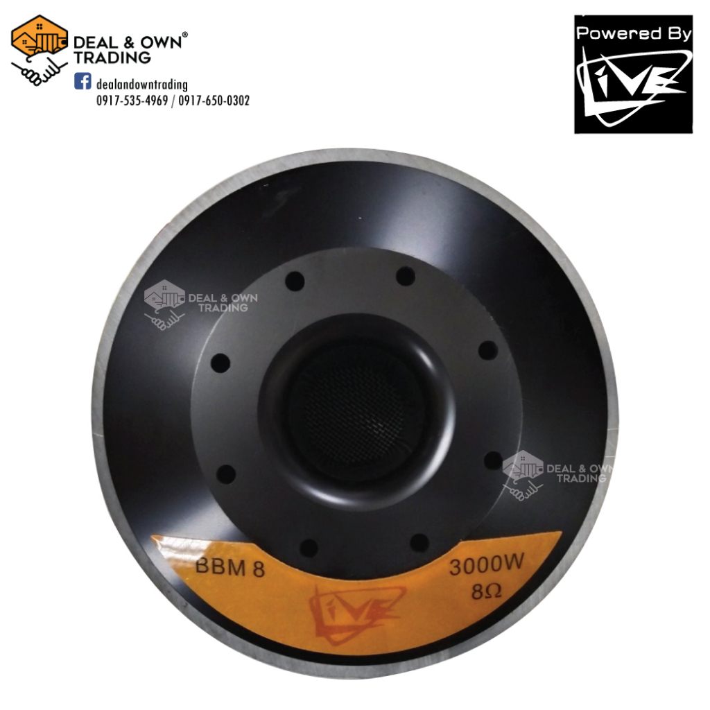 Live BBM 8 8inch 3000W 3.7 inch Voice Coil Four Magnet Speaker | Shopee ...
