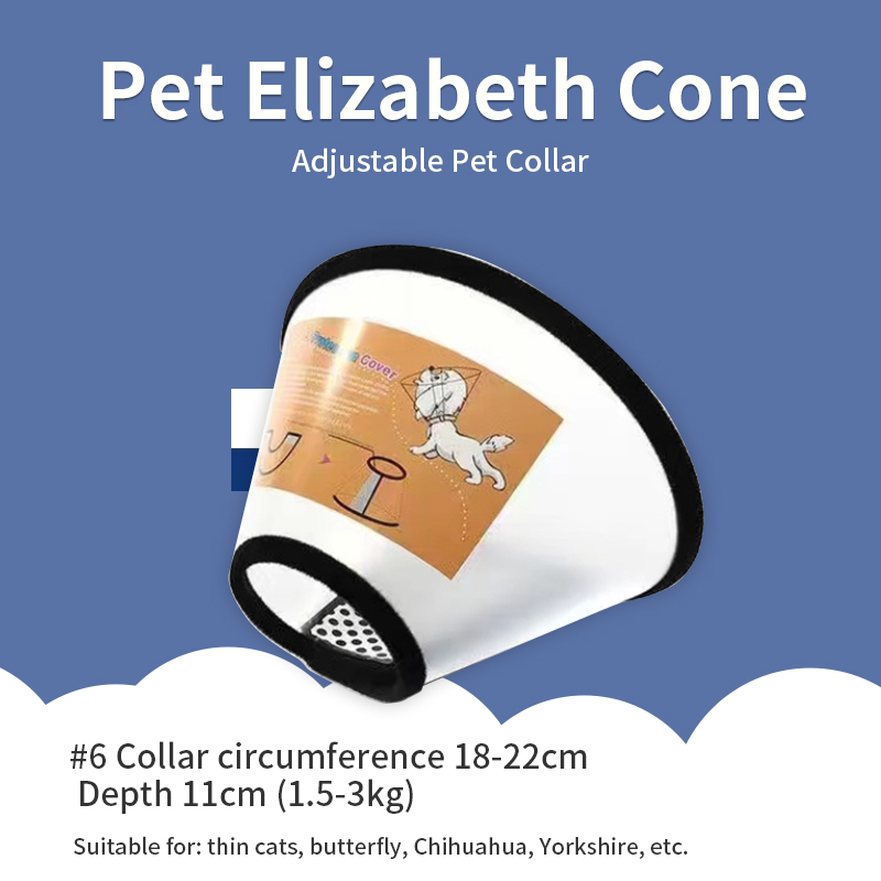 Pet Elizabeth Cone E-Collar - Protective Collar for Dogs and Cats ...