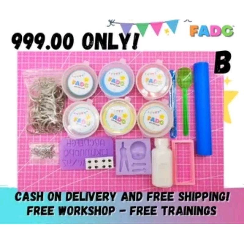 Airdry clay Starter kit | FADC beginner's kit | Budget Clay business ...
