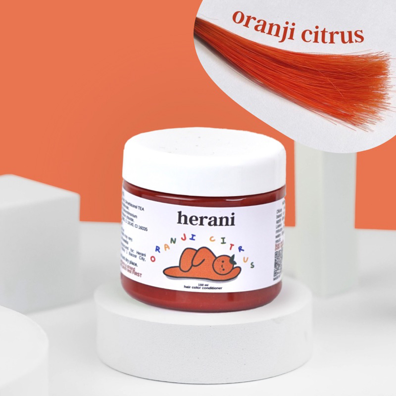 Oranji Citrus (150 ml) Herani Hair Color Conditioner | Shopee Philippines