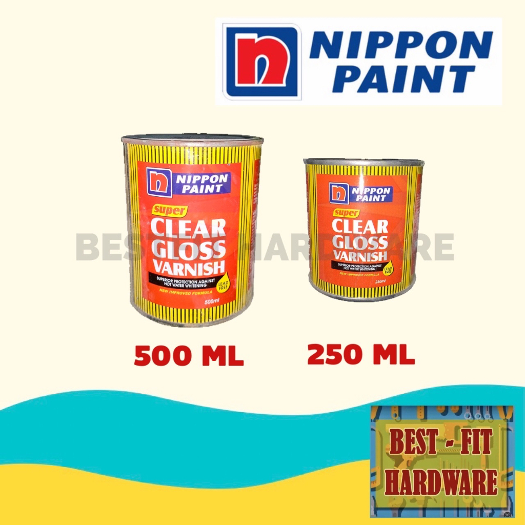 NIPPON VALSPAR CGV CLEAR GLOSS VARNISH 500ML & 250 ML | Shopee Philippines