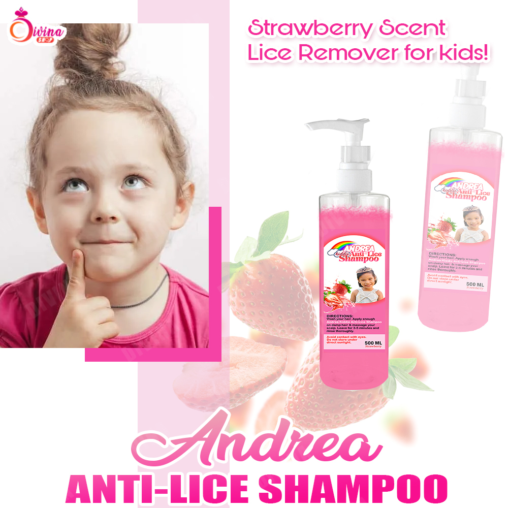 Andrea Anti-Lice Kiddie Shampoo Strawberry 500ml ( PANG ALIS KUTO AT ...