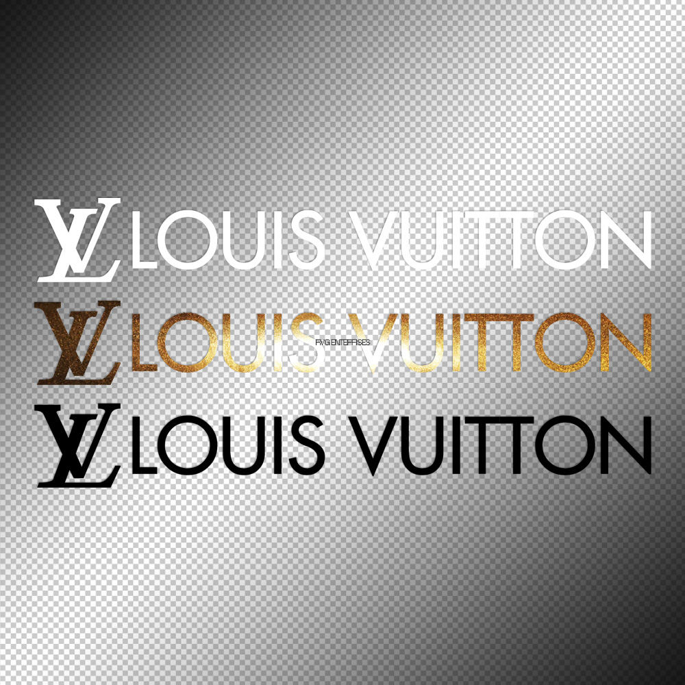 Sticker | (1X) LV Louis Vuitton | Weather Proof die-cut frame decal ...