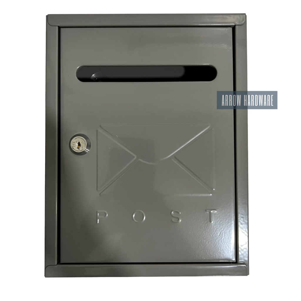 Household Wall-Mounted Mailbox Retro Home Door With Lock Letter ...
