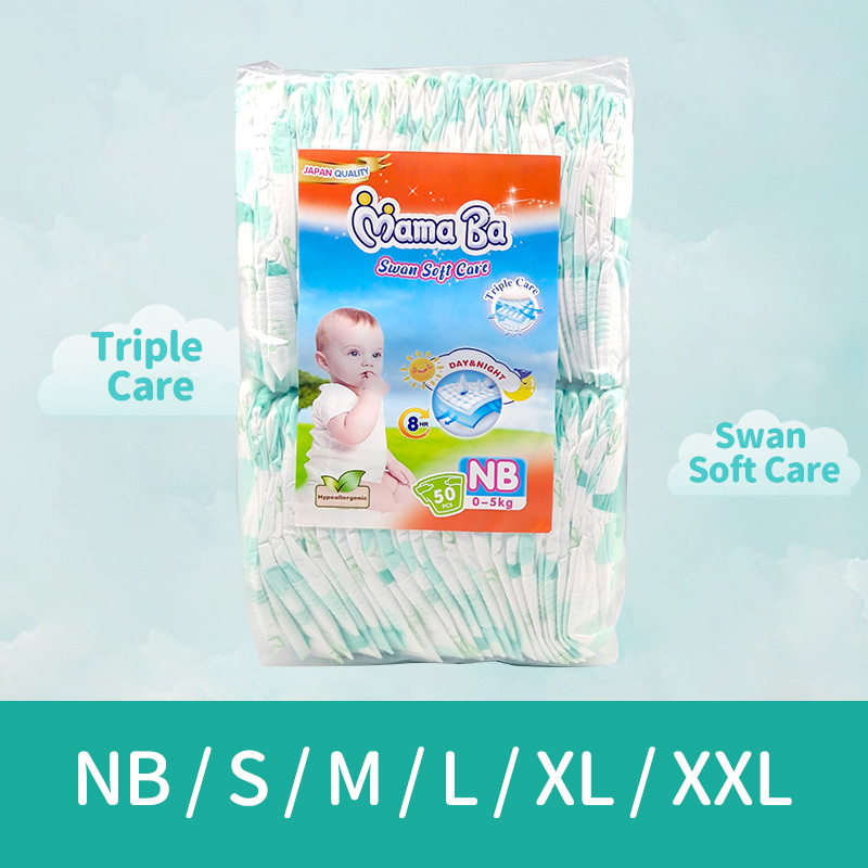 Baby Diaper 50pcs Korea Newborn Tape/Pants Diaper NB S M L XL 2XL 3XL Tooshypuff Diaper | Shopee ...