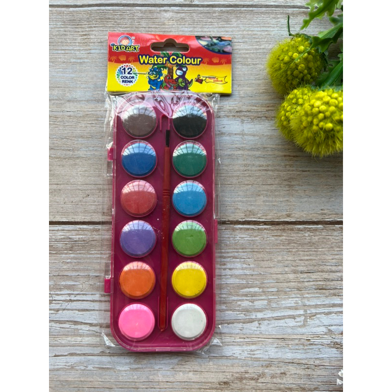 KidArt Watercolor 12 colors (No.8812) | Shopee Philippines