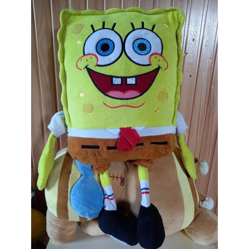 Spongebob 13" Huggable stuffed toy preloved | Shopee Philippines