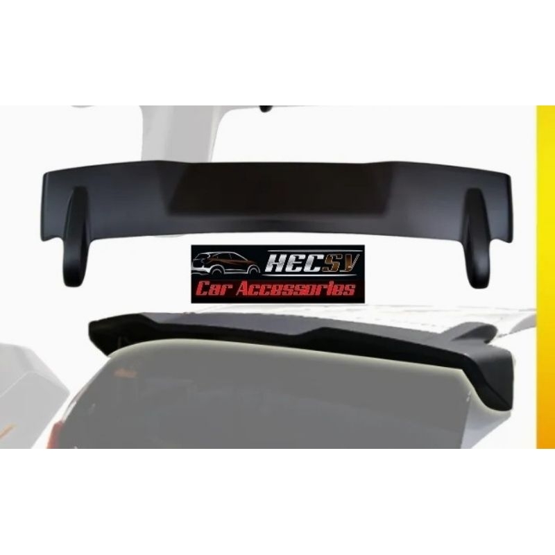 Montero Spoiler 2020 2021 2022 2023 Wing Matte Black | Shopee Philippines