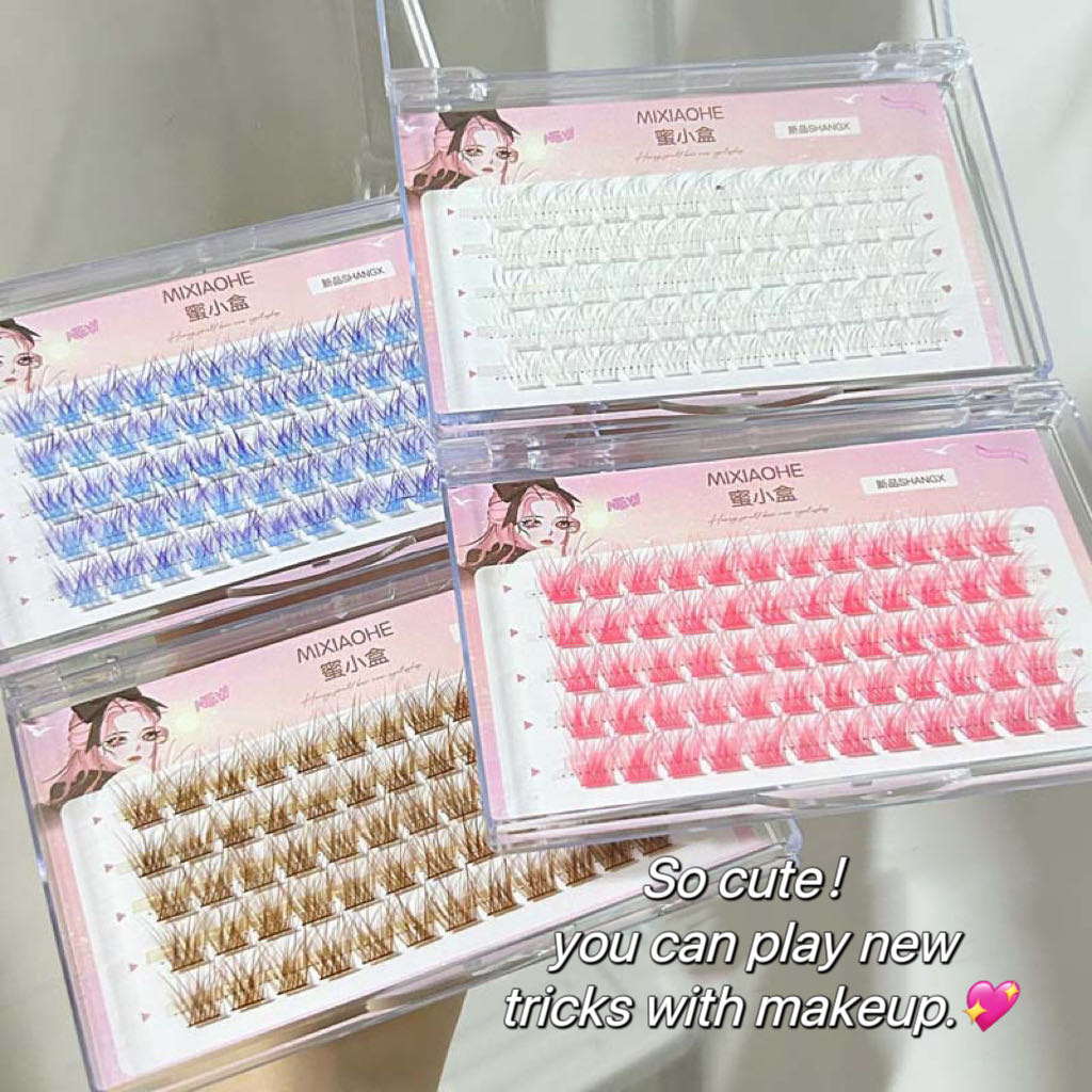 NEW Colorful 3D Soft Eyelash false eyelashes super special nice false ...