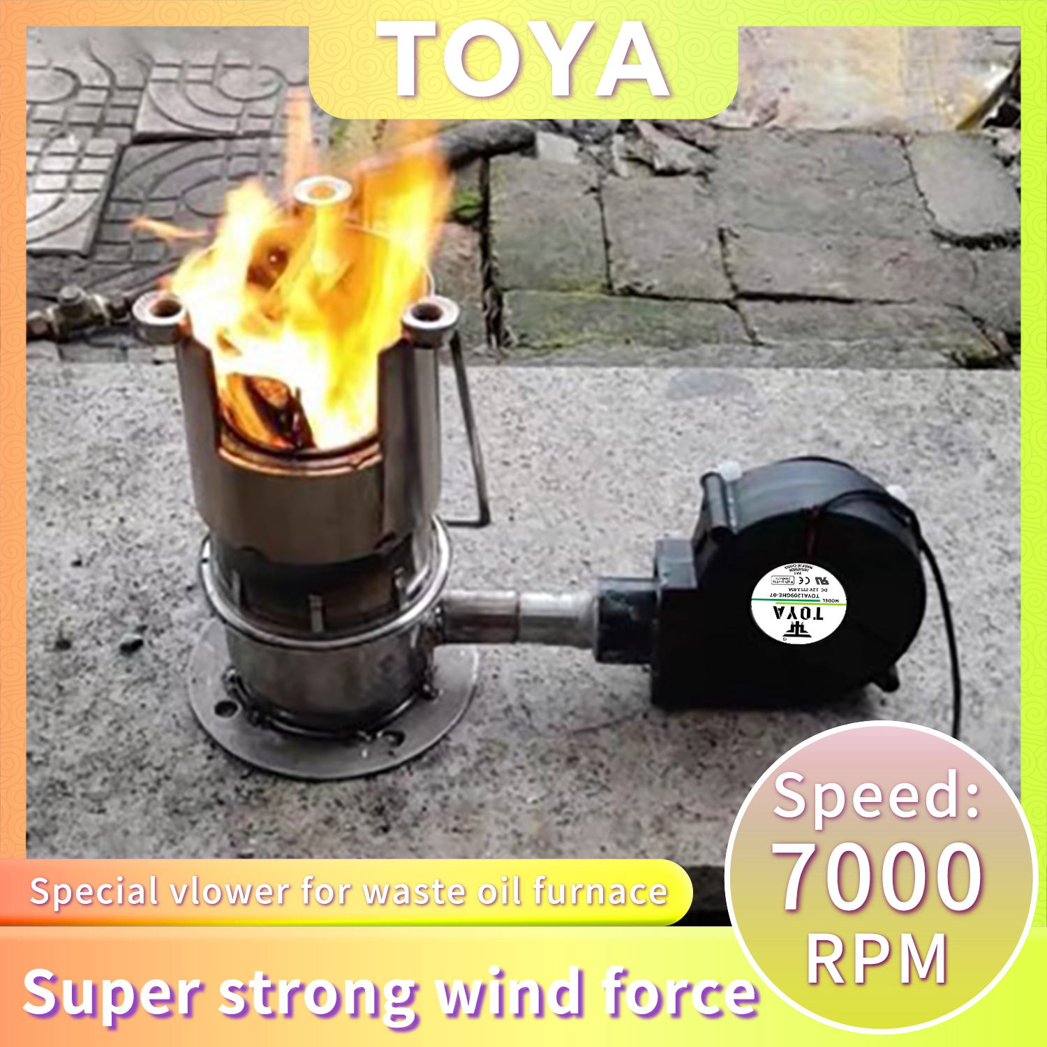 TOYA Kalan de used oil Blower Fan For Kalan Used oil Kalan Blue Flame ...