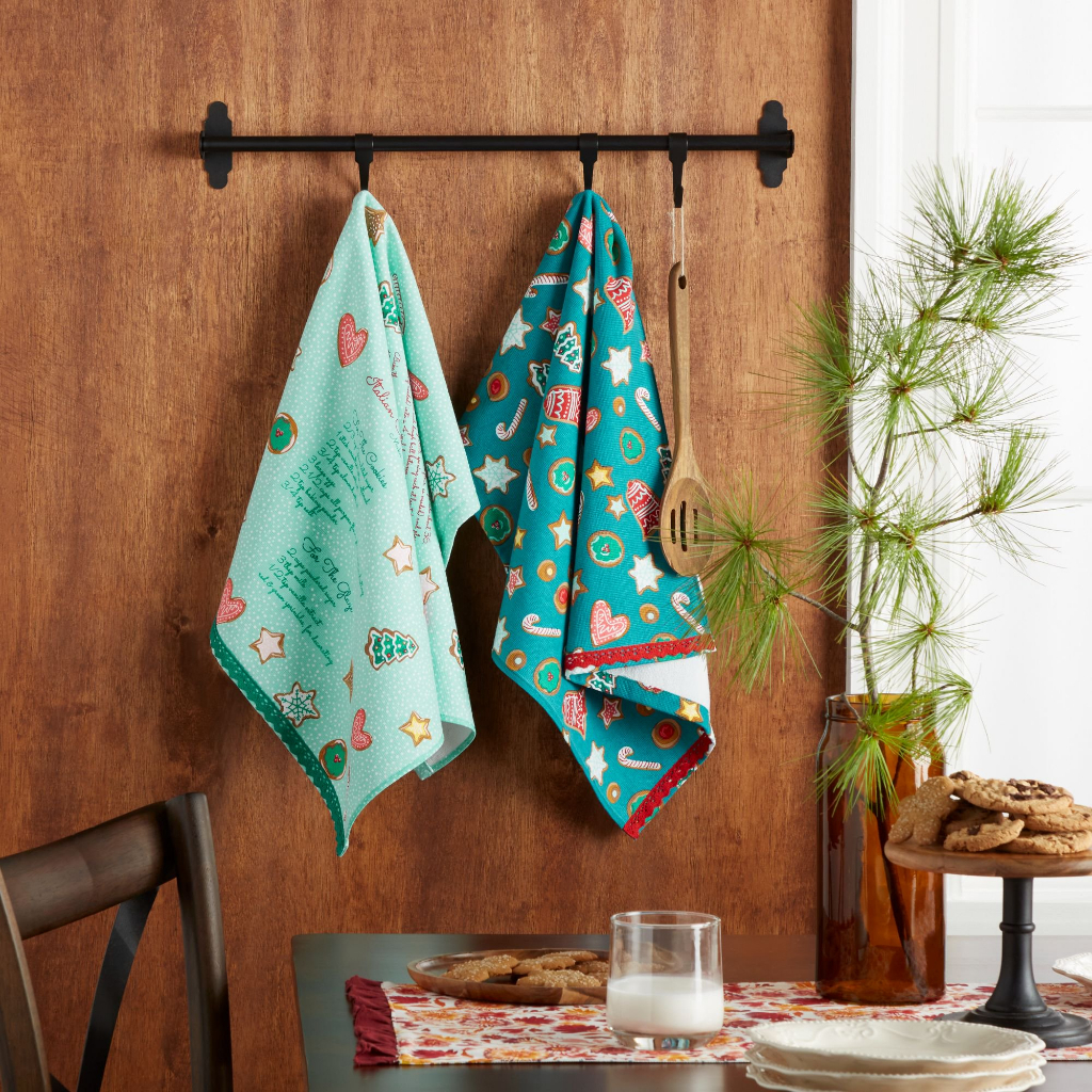 The Pioneer Woman Gingerbread Kitchen Towel Set, Multicolor, 2 Piece ...