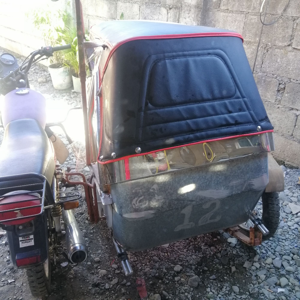 Tricycle Tolda Leather for Sidecar Back Only with foam inside / Rolan ...