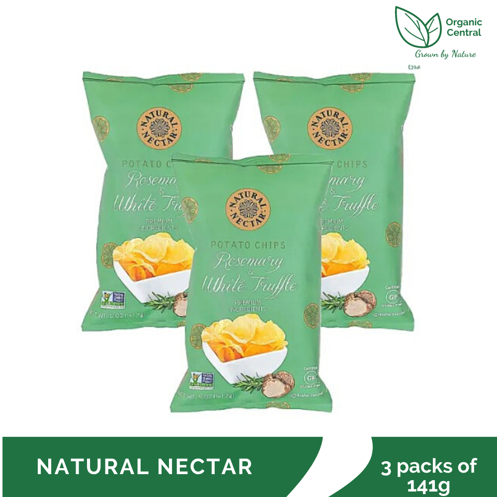 Natural Nectar Potato Chips Rosemary & White Truffle Bundle of Three (3 ...