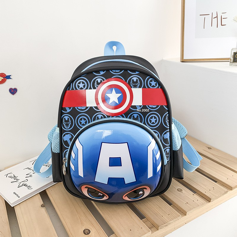 Spiderman school bag Captain America backpack kids bag Frozen elsa ...