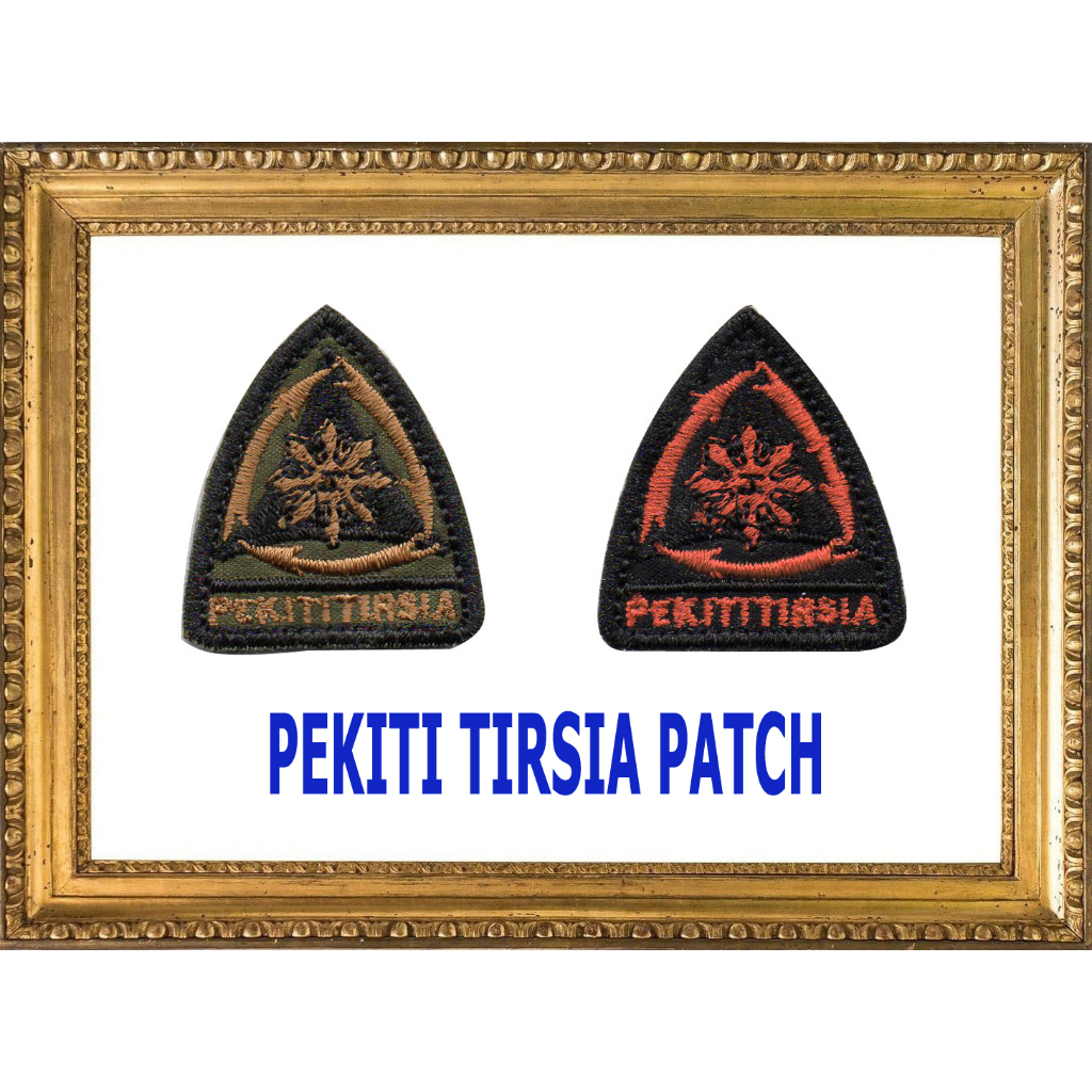 PEKITI TIRSIA PATCH ( SUBDUED / COLORED ) WITH VELCRO | Shopee Philippines