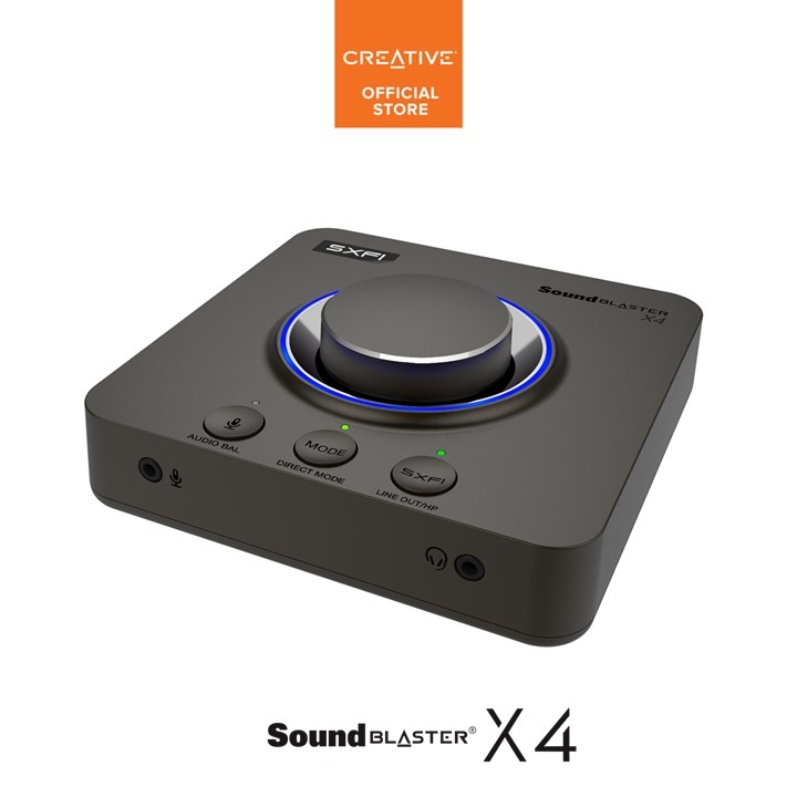Creative Sound Blaster X4 Hi-Res 24bit/192khz External USB Dac And Amp ...