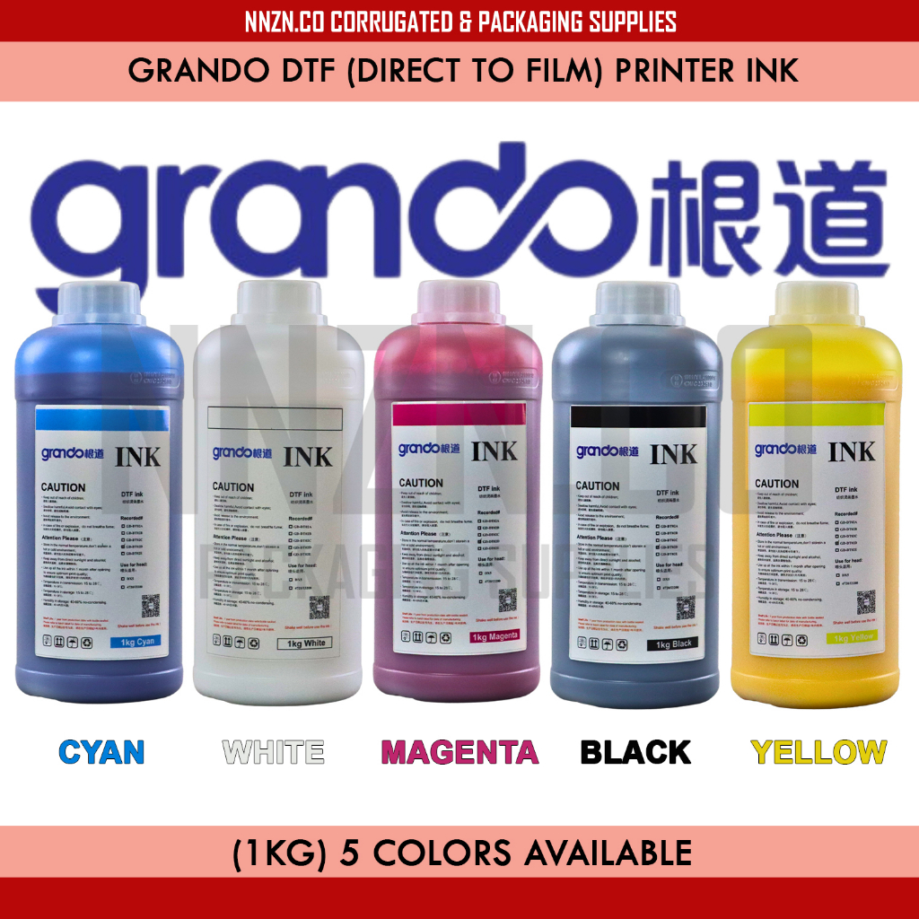 NNZN GRANDO DTF Textile Transfer Pigment Ink 1KG High Quality 1 Liter ...