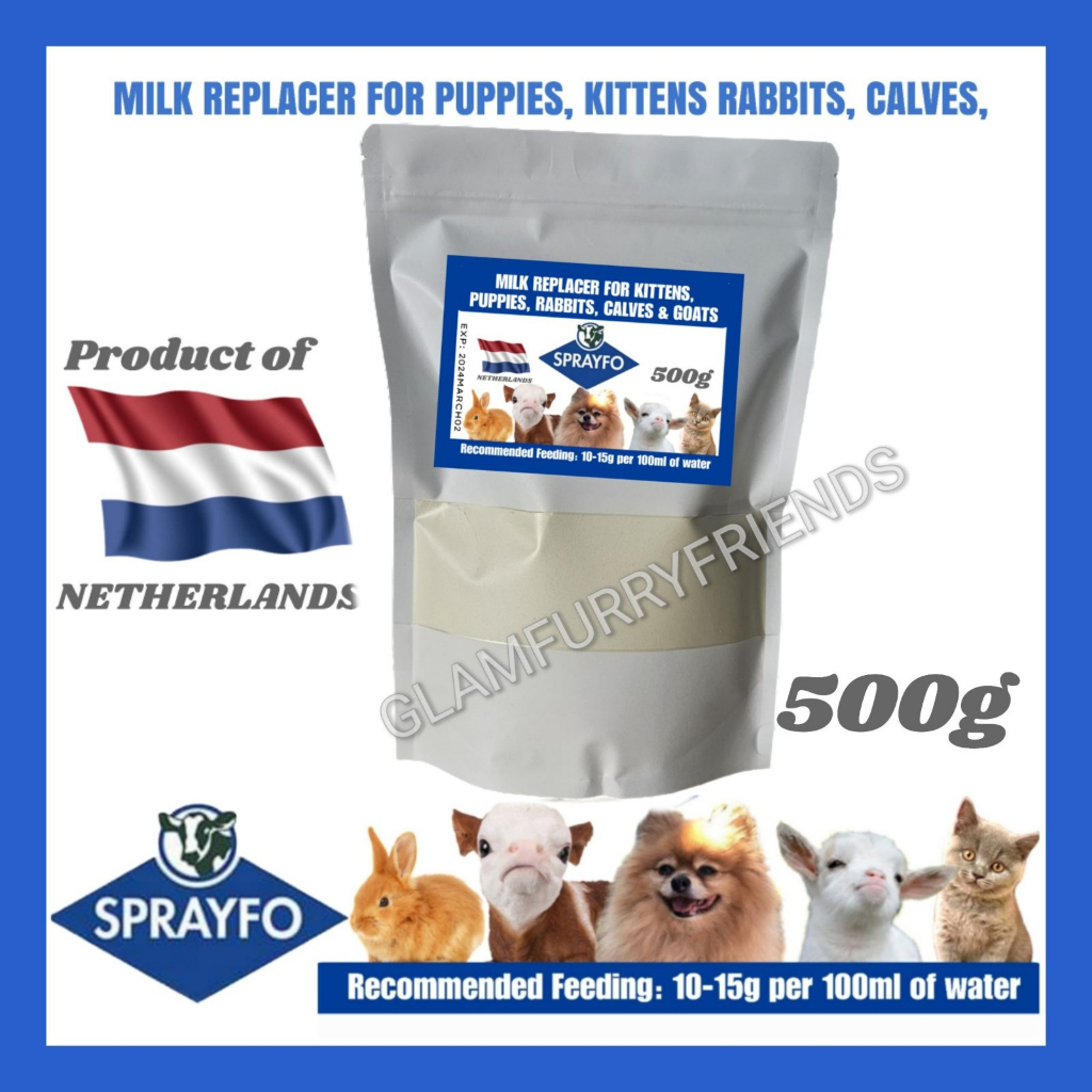 MILK ONE SPRAYFO PREMIUM GOATS MILK REPLACER FOR CATS DOGS KITTENS ...
