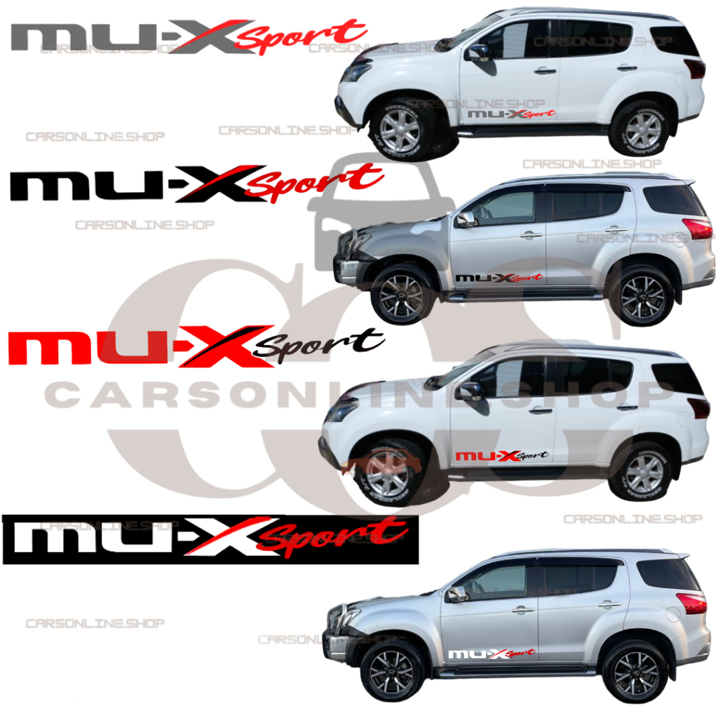 COS 1Pc Isuzu Mu-x Car Sticker Design for Side Doors and Rear ...