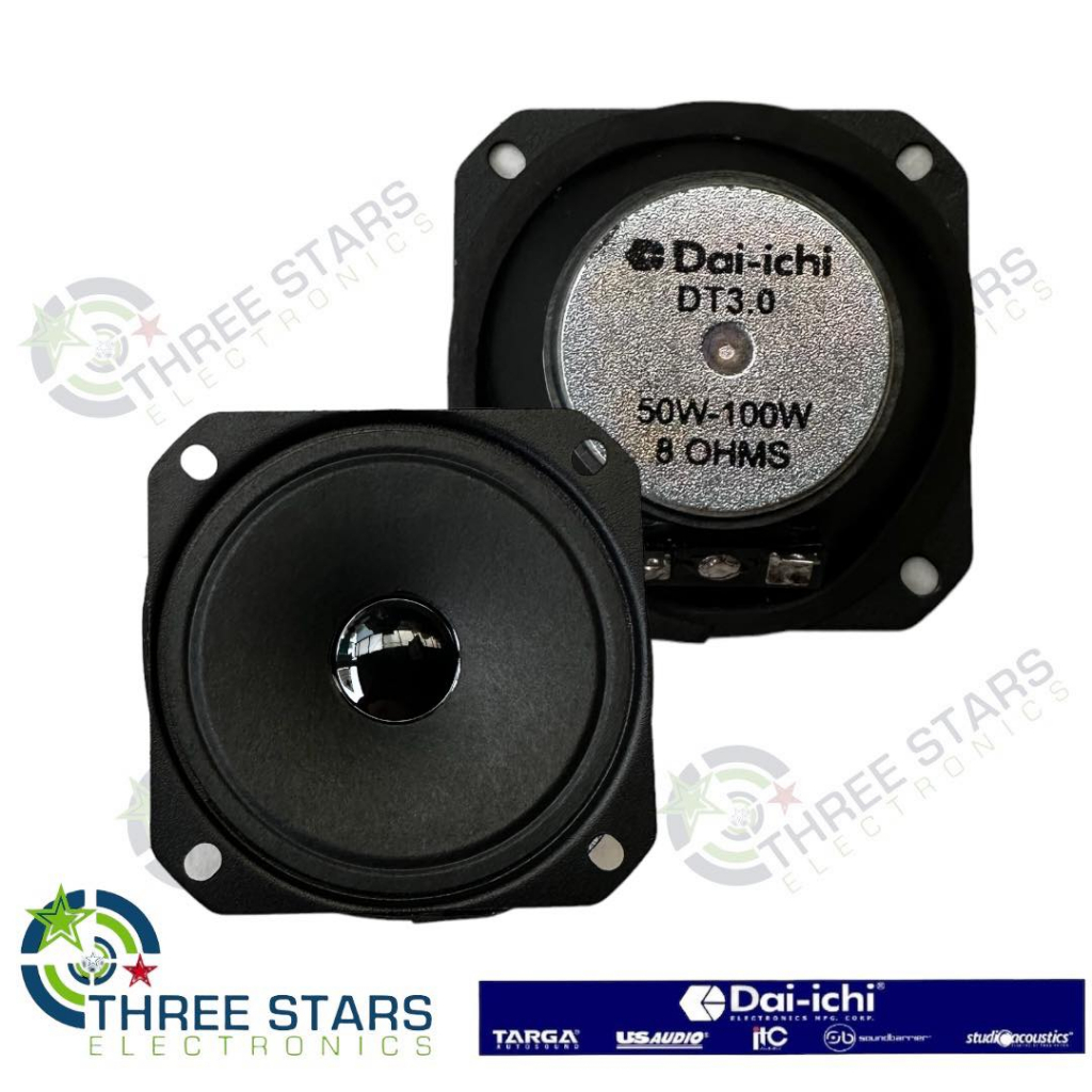 Dai Ichi DT 3.0 3 inch Tweeter 50 Watts to 100 Watts Peak 8 ohms | Shopee Philippines