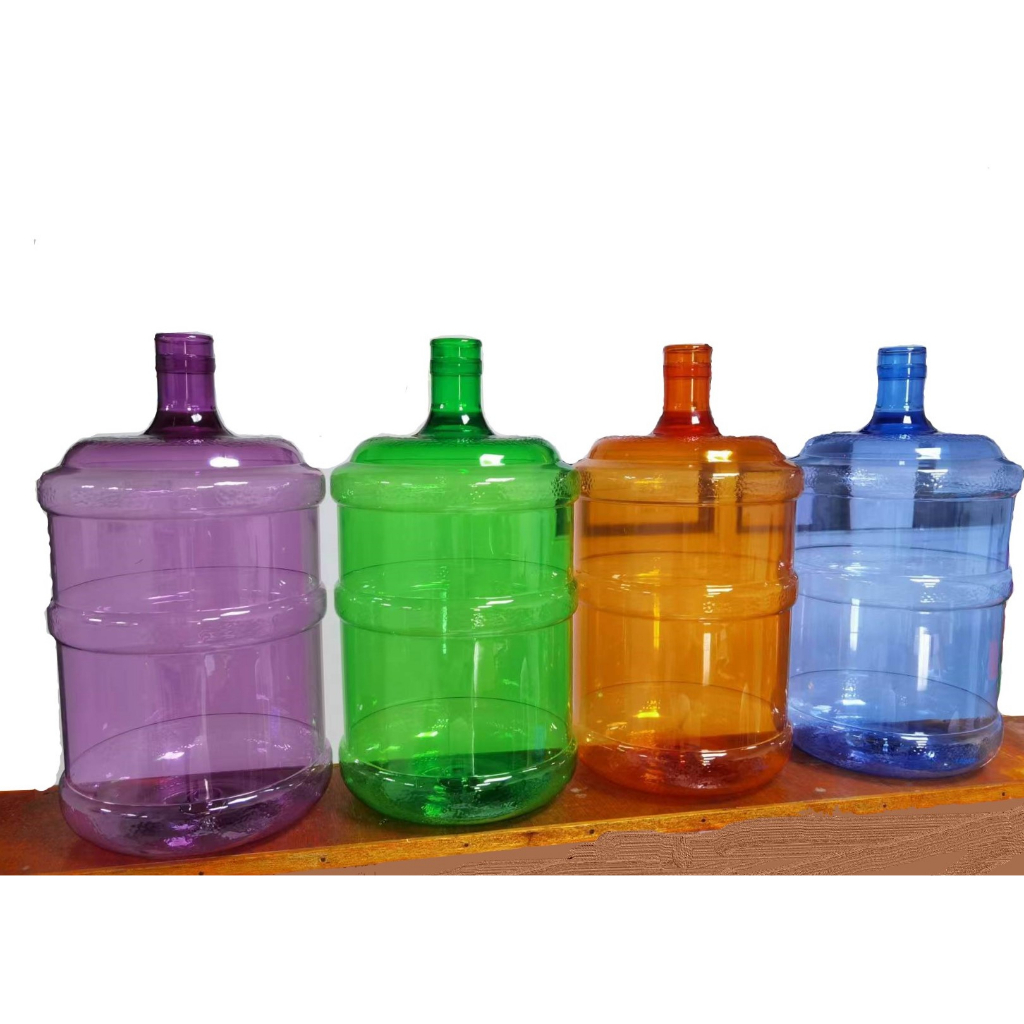 Round Water Dispenser Colored Container 20L w/free non spill half cap w ...