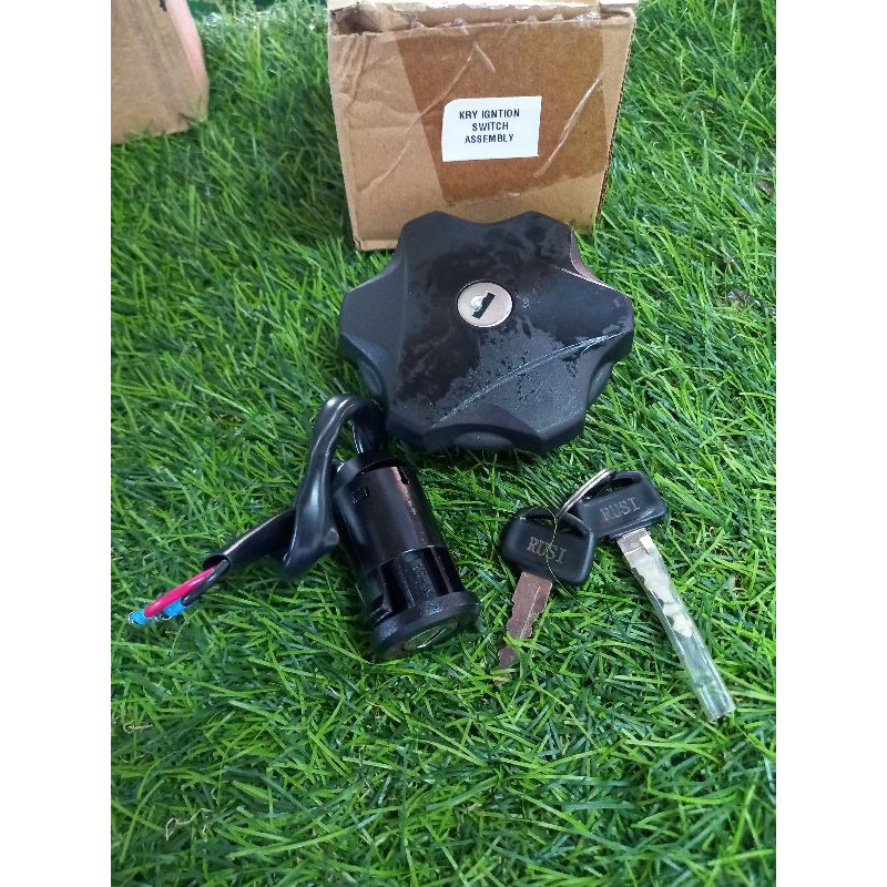 Ignition Switch Assembly W/ gas tank cap KR-Y (rusi) | Shopee Philippines