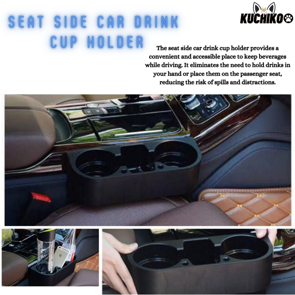 Seat Side Car Drink Cup Holder Multifunction Car Organizer | Shopee ...