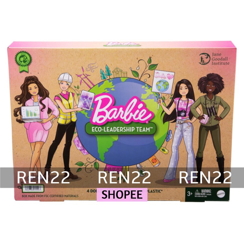 Barbie Eco- Leadership Team 4pack doll set | Shopee Philippines