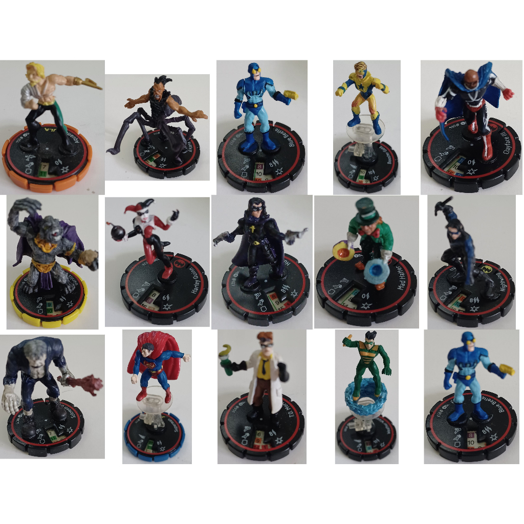 DC HeroClix Hypertime Veterans Harley Quinn, Superman, Nightwing ...