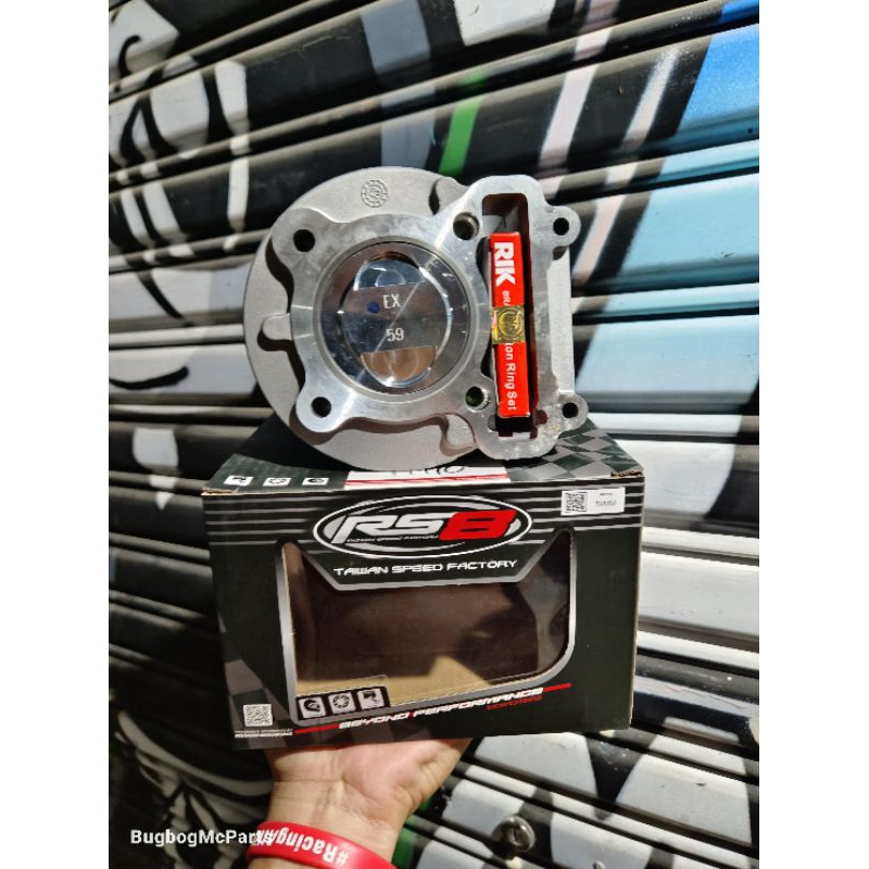Rs8 Cylinder Block Kit (59MM/Steelbore)for Mio Sporty,Mio I 125/Soul I ...