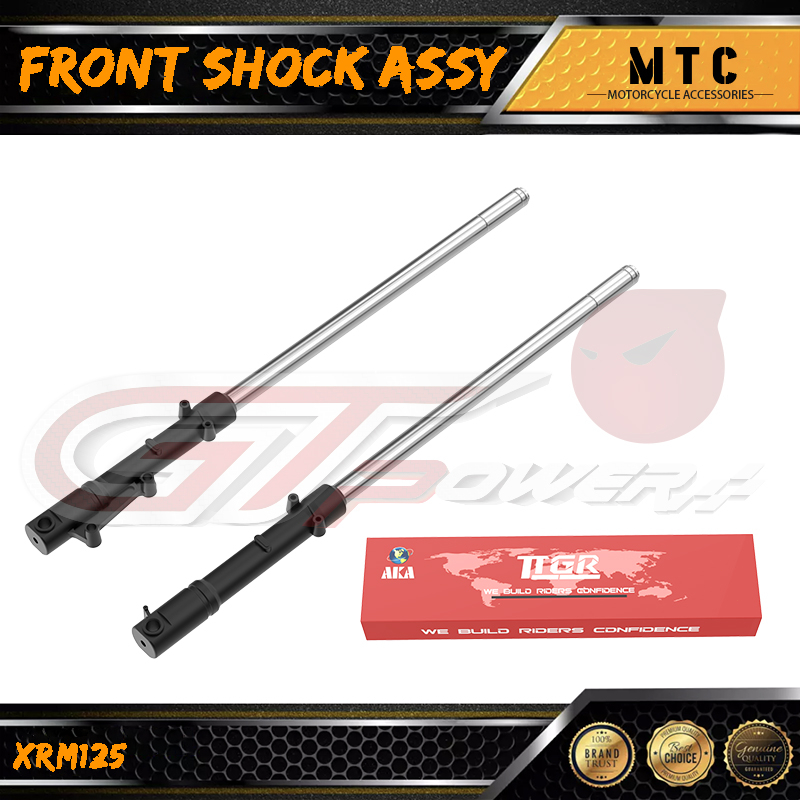 TTGR FRONT SHOCK ASSY XRM125 / XRM125 TRINITY BLACK MADE IN THAILAND ...