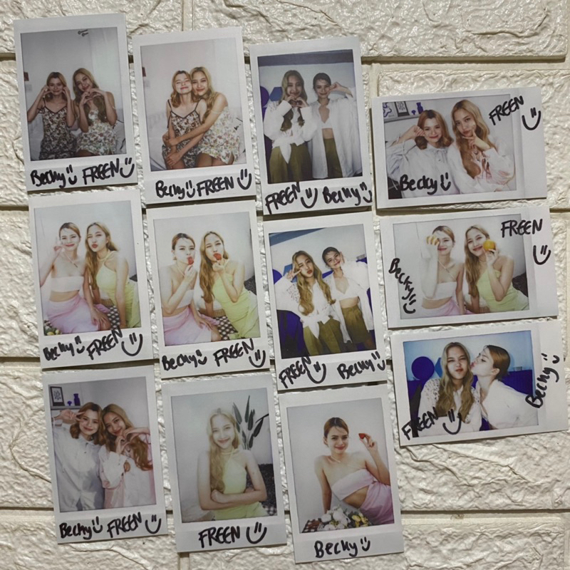 OFFICIAL FreenBecky Bamboo Magazine Photocard Freen Sarocha & Becky ...