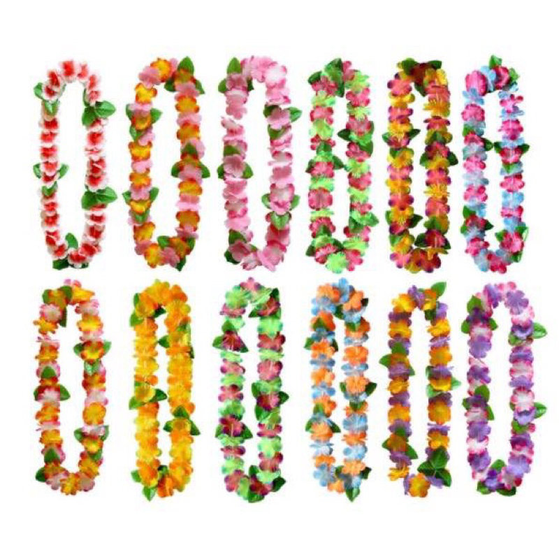 10PCS Hawaiian Leis Necklace Only Garland Welcome Bora Fancy Dress ...