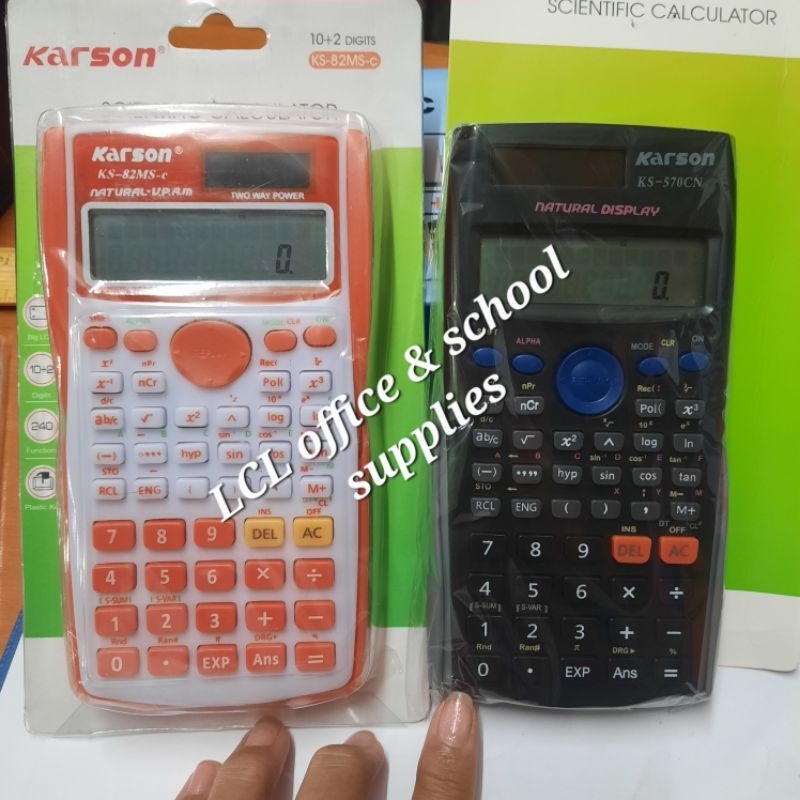 Karson Scientific Calculator - 2 way power - Random Color only | Shopee ...
