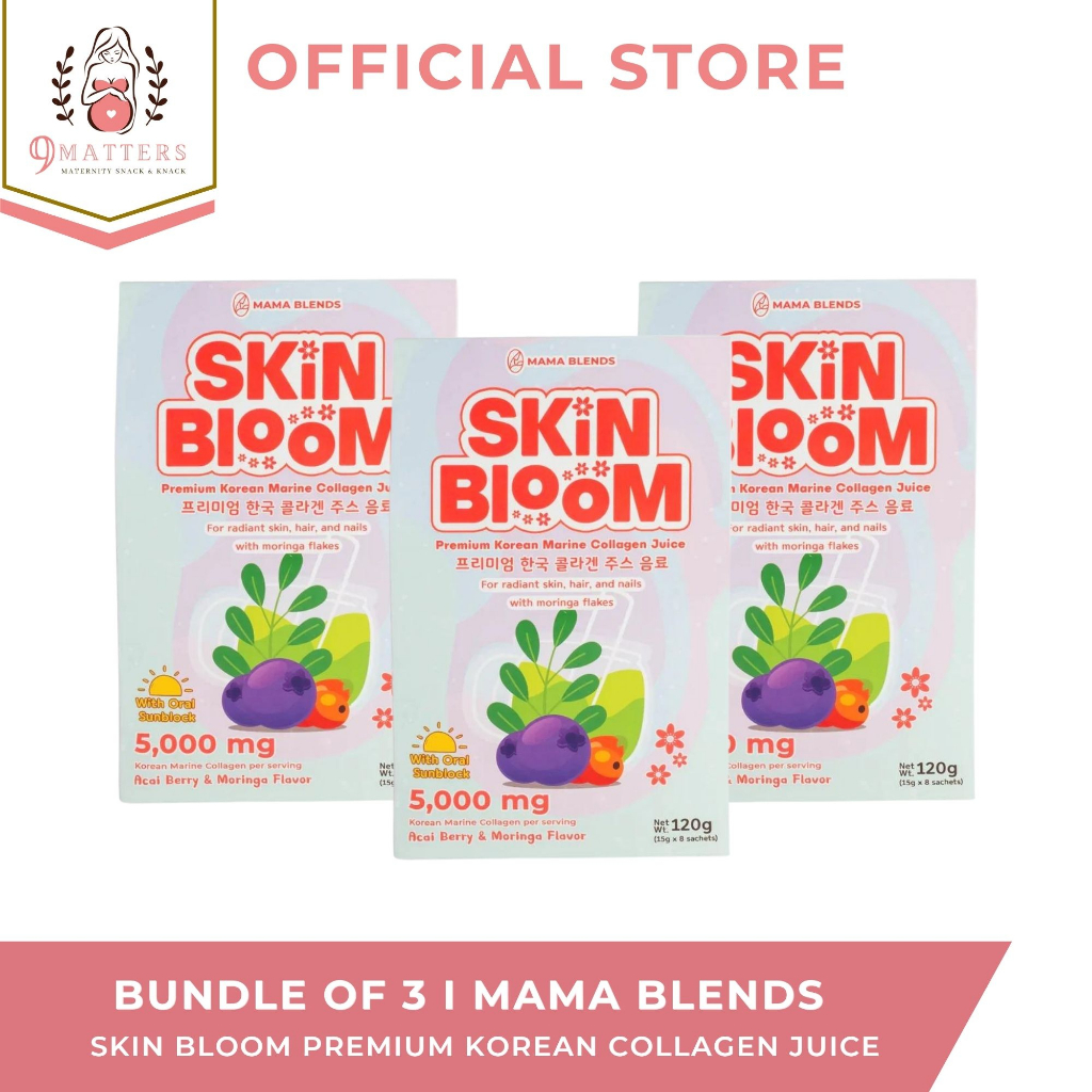 BUNDLE OF 3 | Mama Blends Skin Bloom Korean Marine Collagen Juice ...
